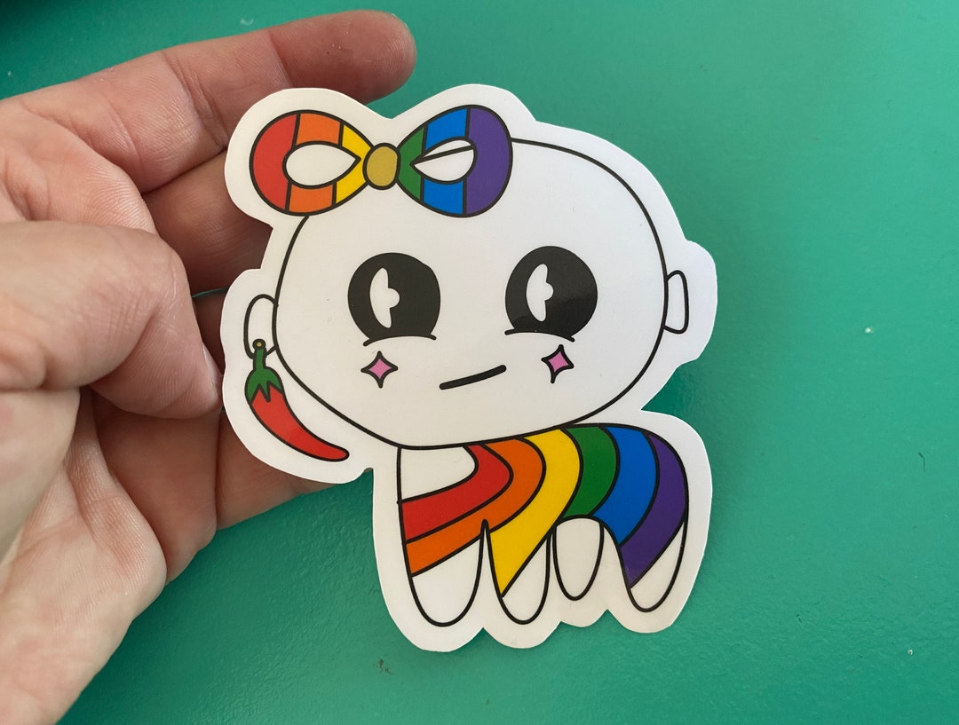 Rainbow Brain Parade TBH Creature Sticker, Autism Pride - Etsy