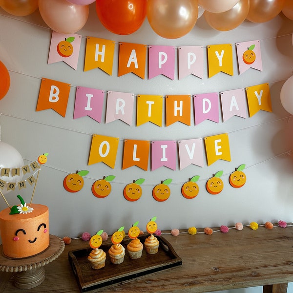 Citrus Birthday Decor - Etsy