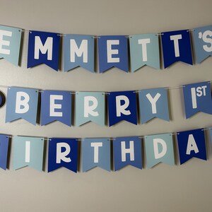 Blueberry Berry First Birthday Banner- Berry First Birthday Party ...