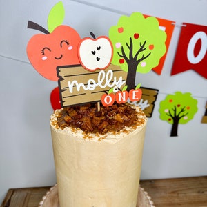 Apple Birthday Cake Topper - Apple Cake Topper - Apple of My Eye ...