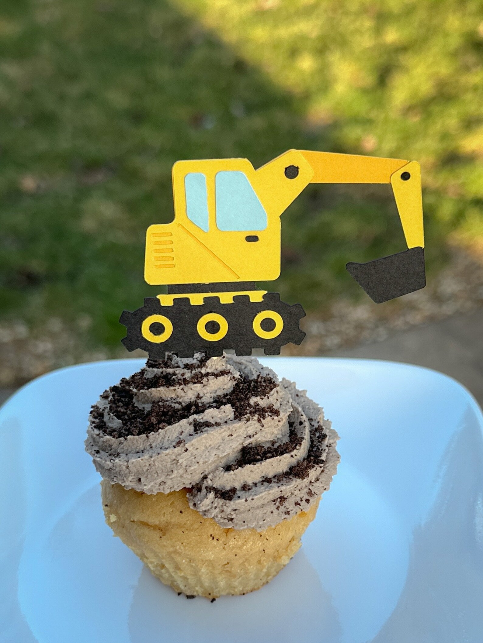 Construction Cupcake Toppers Construction Party - Etsy