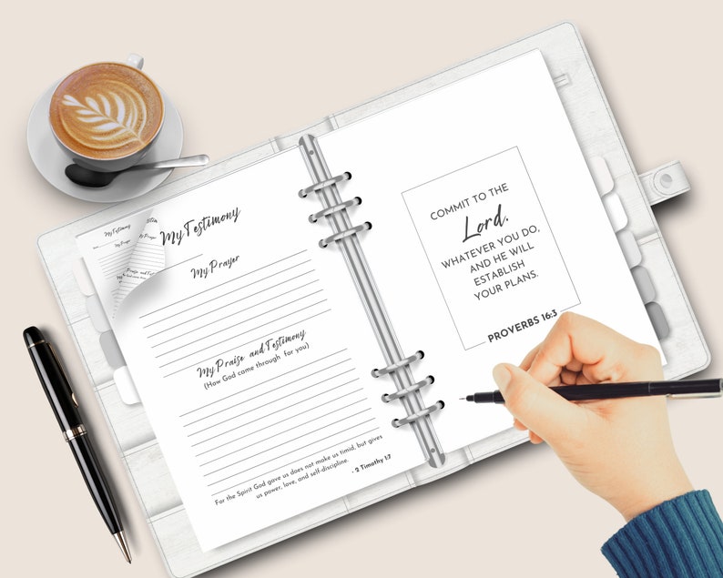 My Praise and Prayer Journal, Prayer Journal Journal Template for Women ...