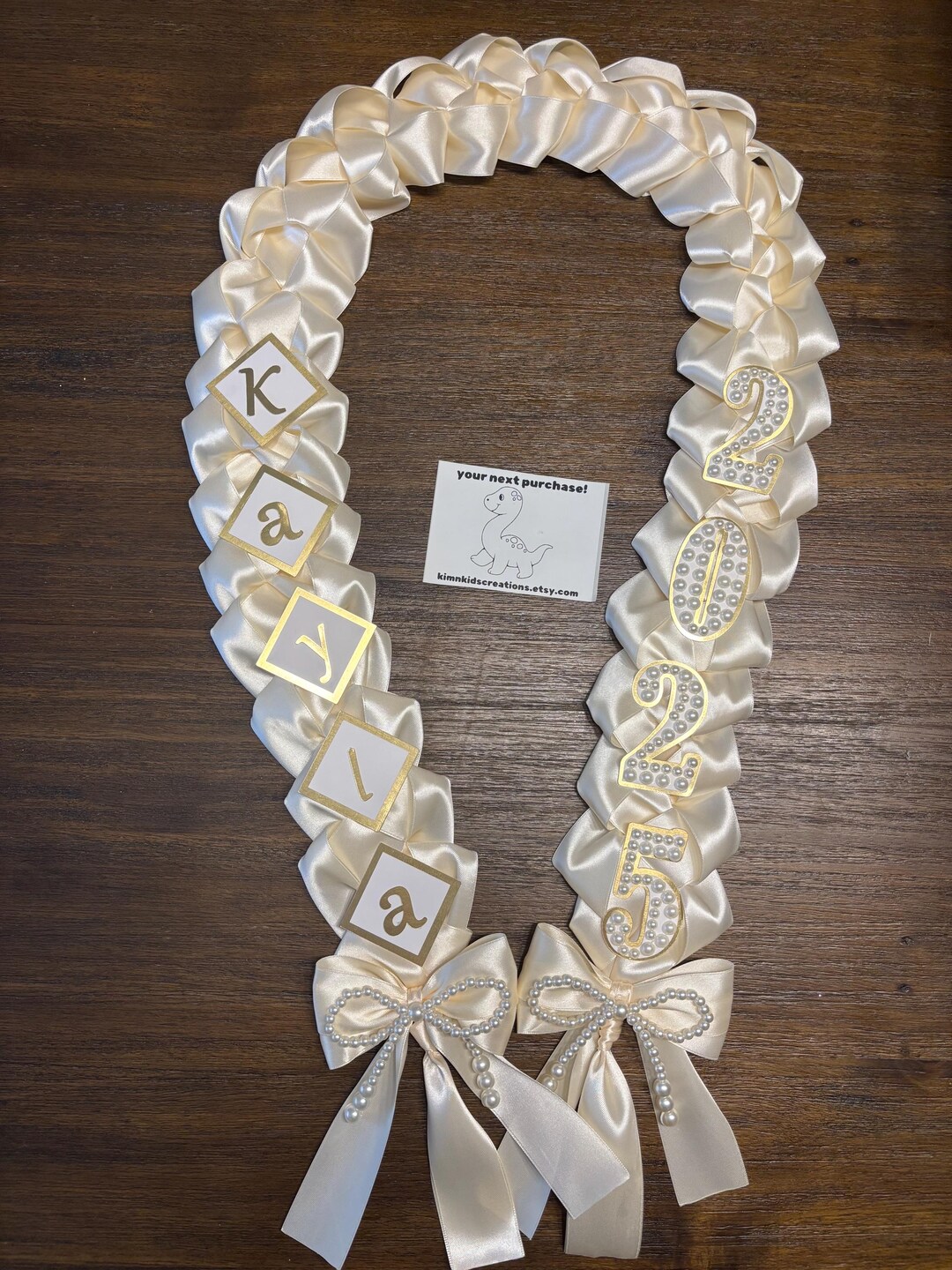 Pearl Graduation Lei - Etsy