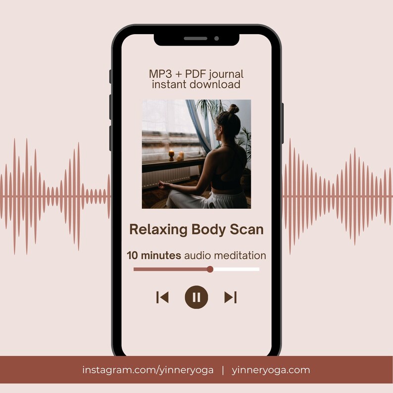 Guided Audio Meditation MP4 Relaxing Body Scan Audio Yoga Lovers Meditation Audio Download - Etsy