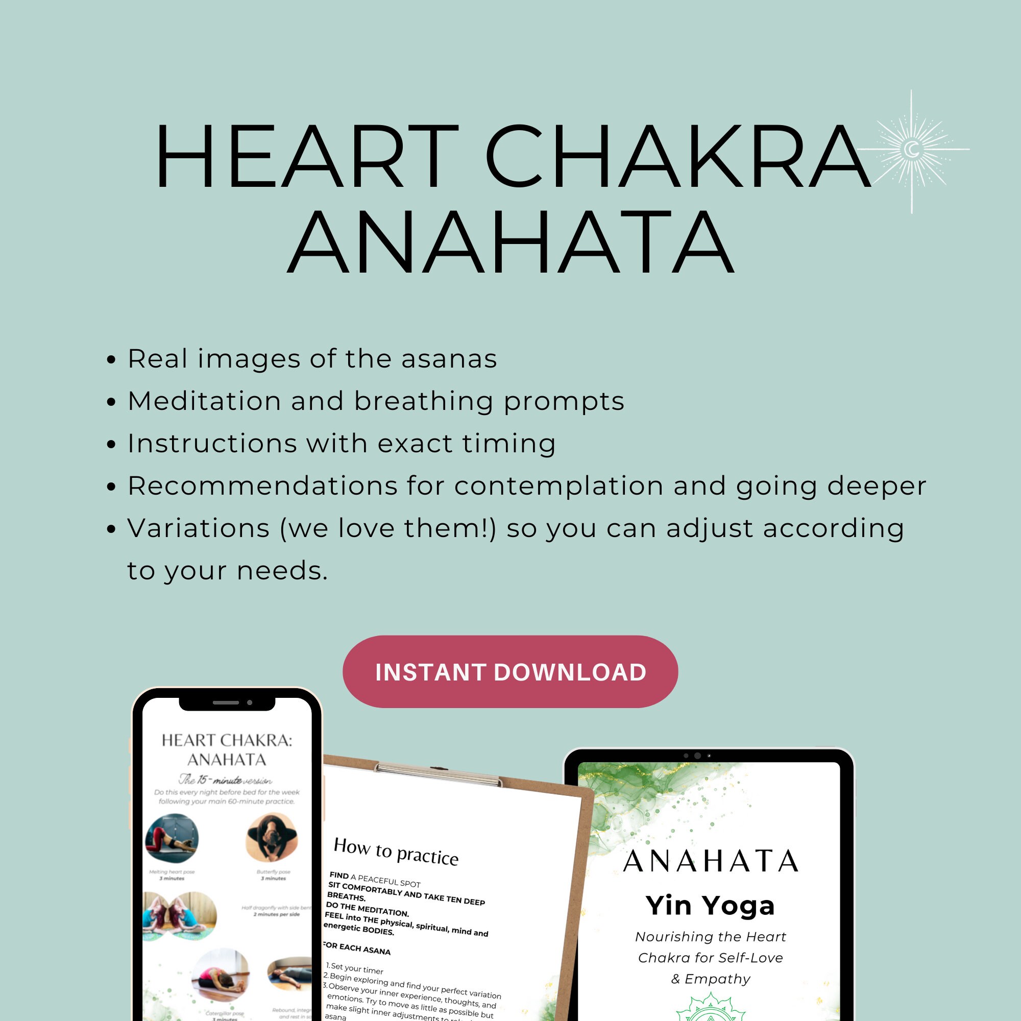 Yin Yoga Sequence for Heart Chakra Yin Yoga Class Plan Anahata Lesson ...