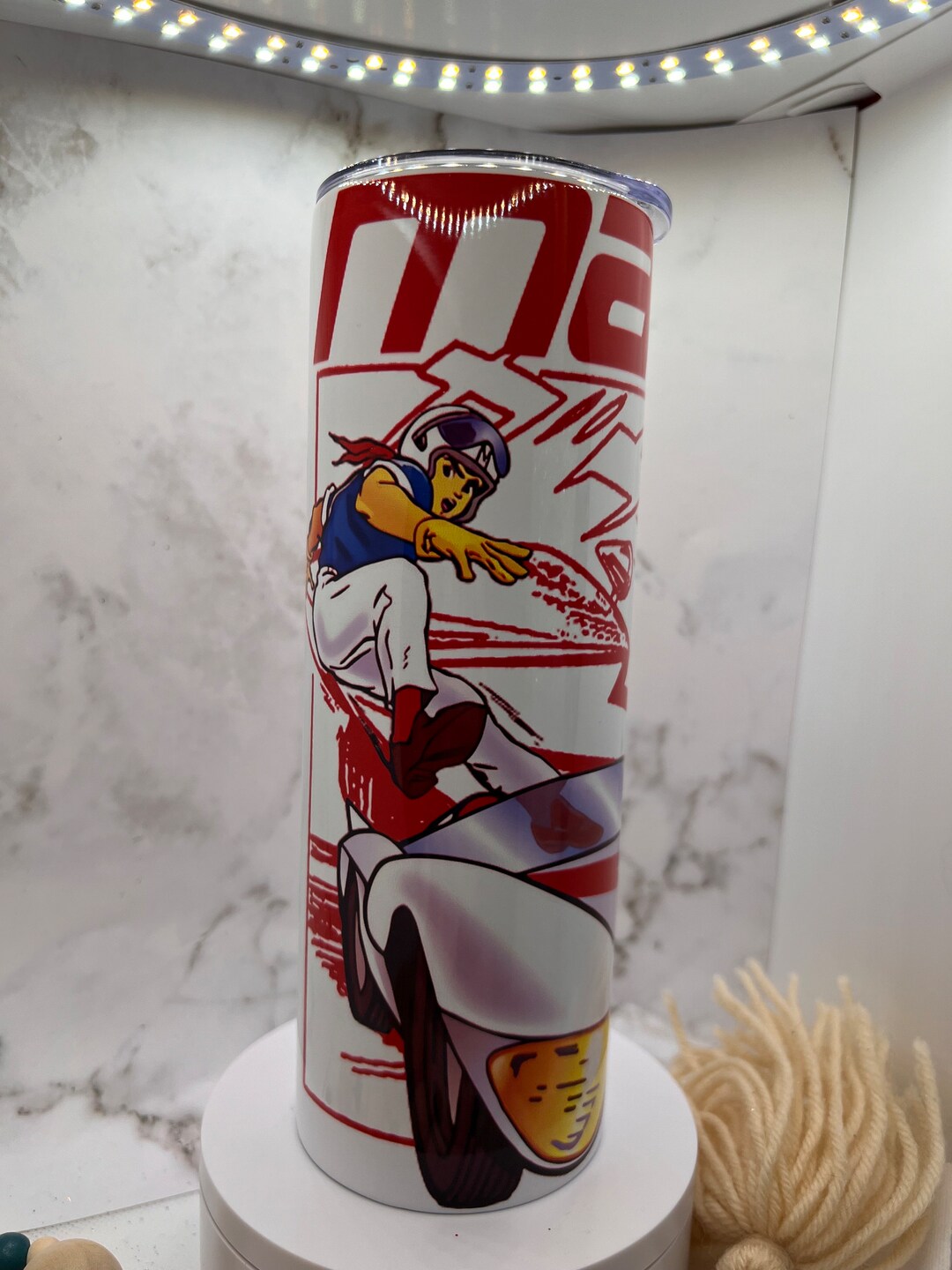Speed Racer Mach 5 1967-1968 Cartoon | 20 Oz Tumbler With - Etsy