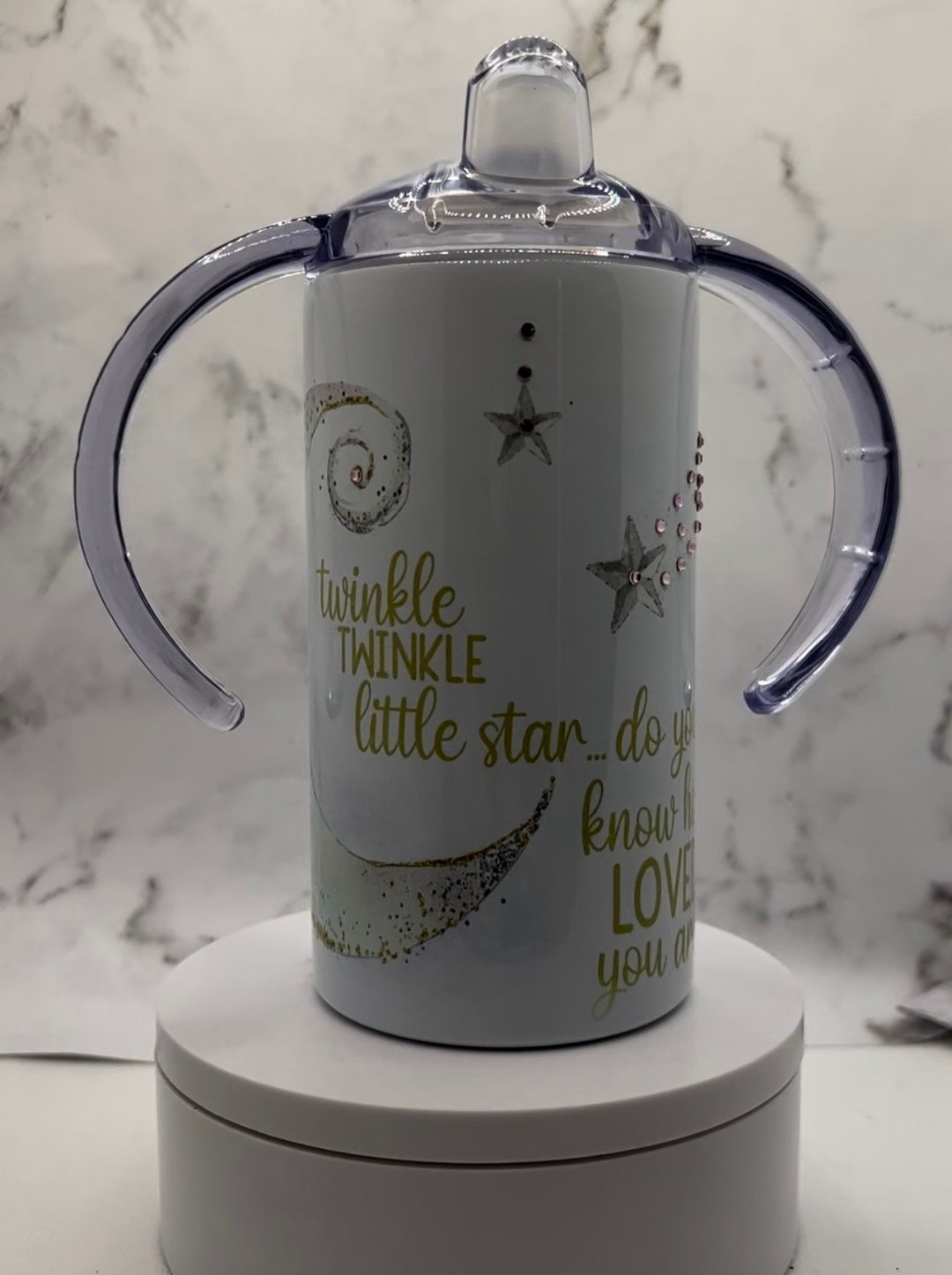 Kids Sippy Cup With Pop up Straw Lid } 12oz - Etsy