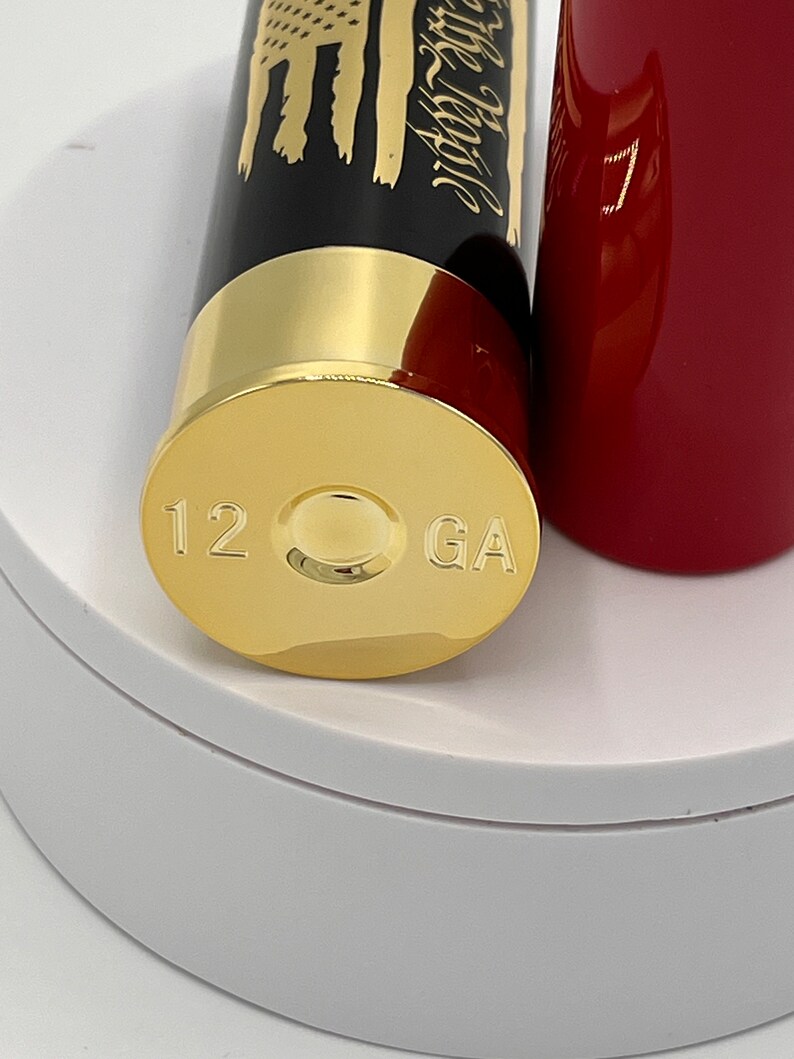 Shotgun Shell Shot Glass! 12 Gage Black Shot Glass | American Flag in ...