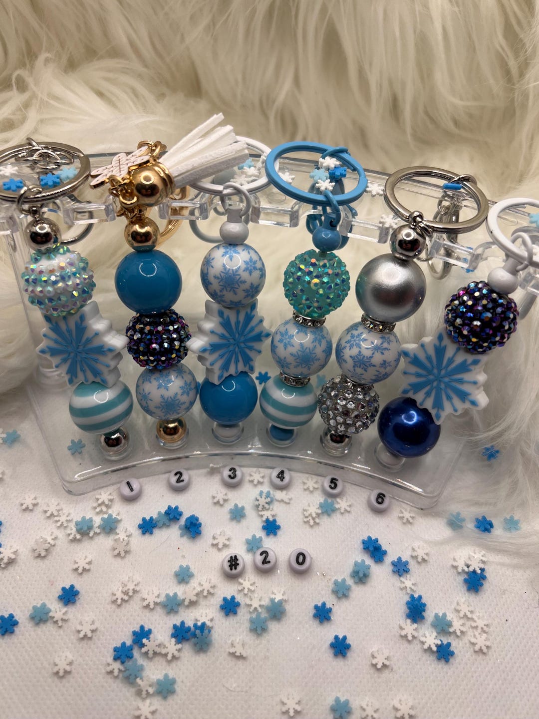 Winter Theme Keychains | Winter Christmas Focal Keychains Holiday ...