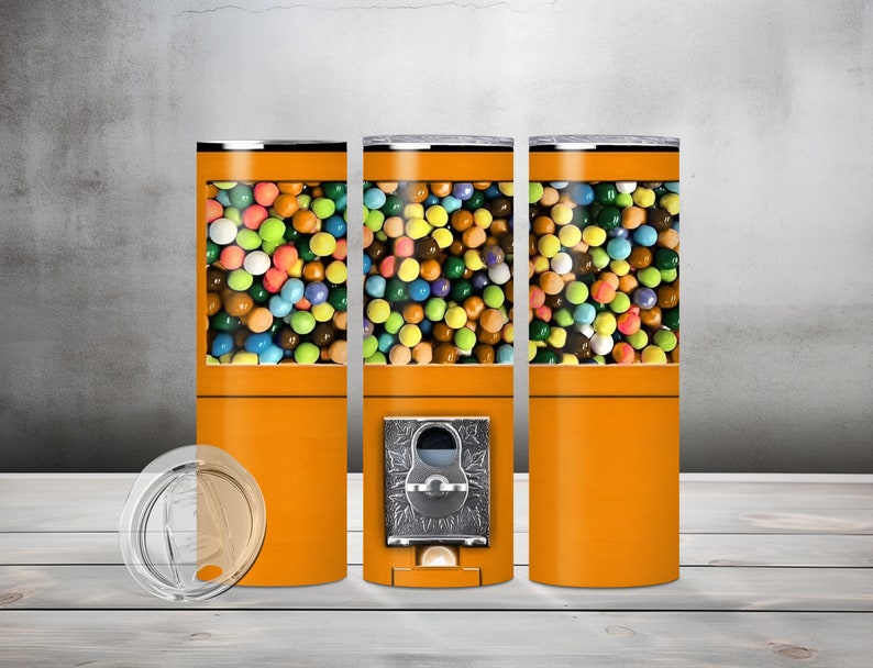 Gum Ball Machine Tumbler - Pick Your Color! | 20 Oz - Etsy