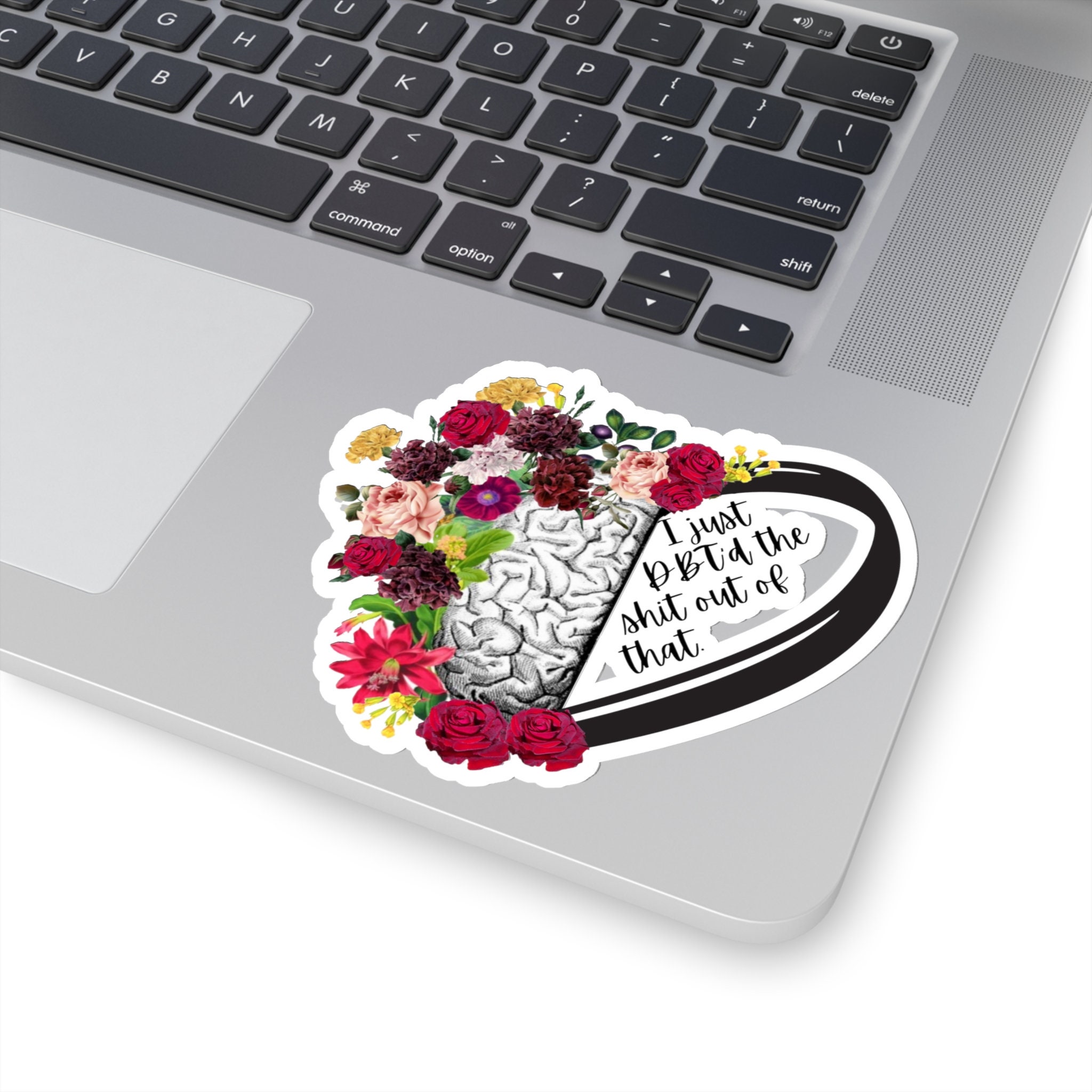 DBT Skills Sticker, Therapy Sticker, Mental Health Sticker, Floral ...