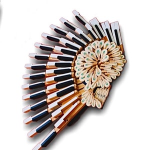 Piano Art Indian Head Piece - Piano Keys & Hammers - Etsy
