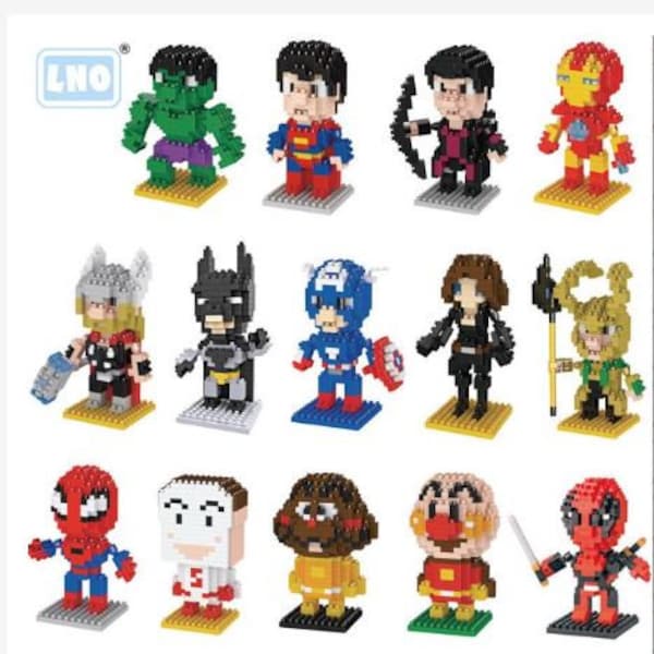 Micro Mini Building Block Sets - Etsy