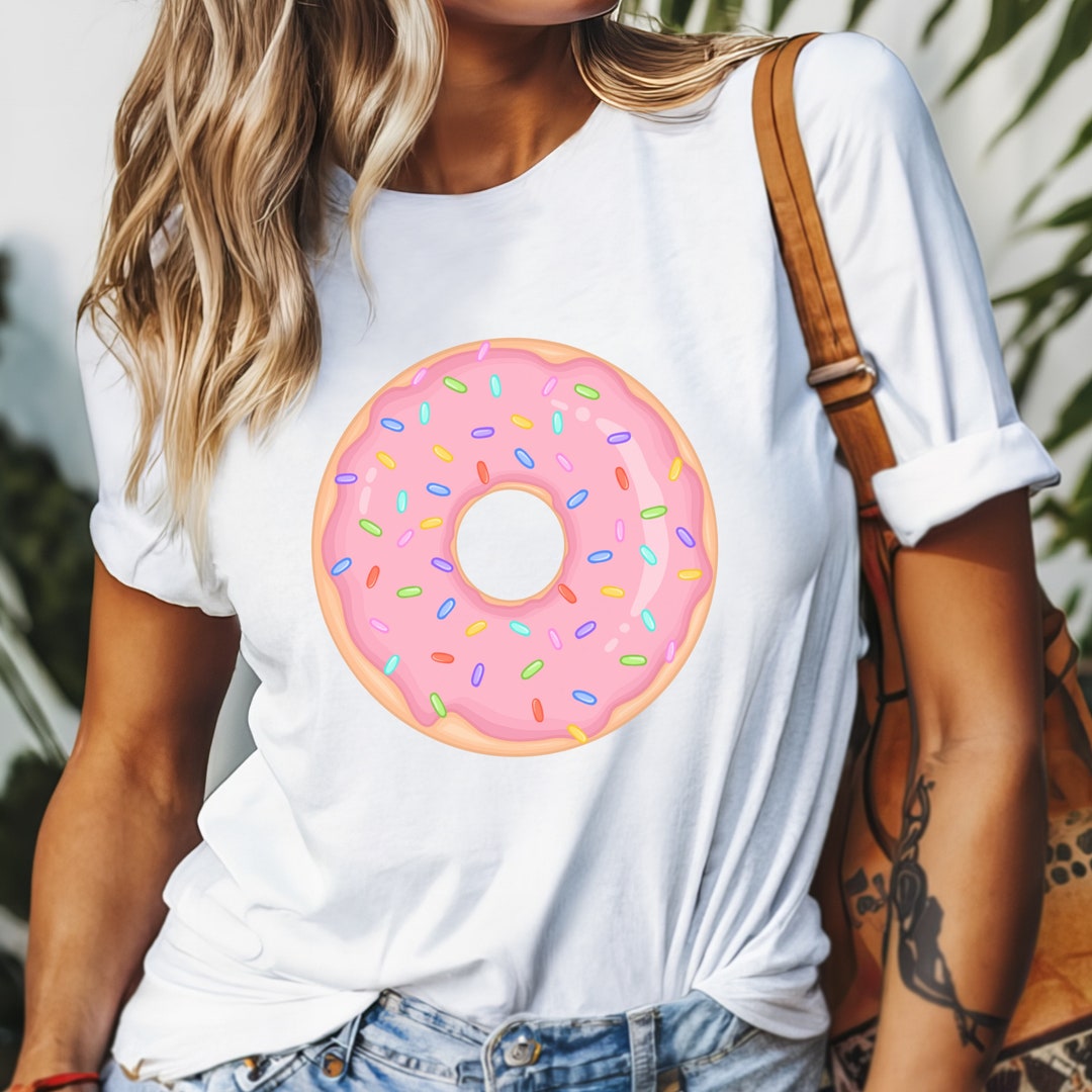 Donut Graphic Tee, Donut Shirt, Gift for Her - Etsy