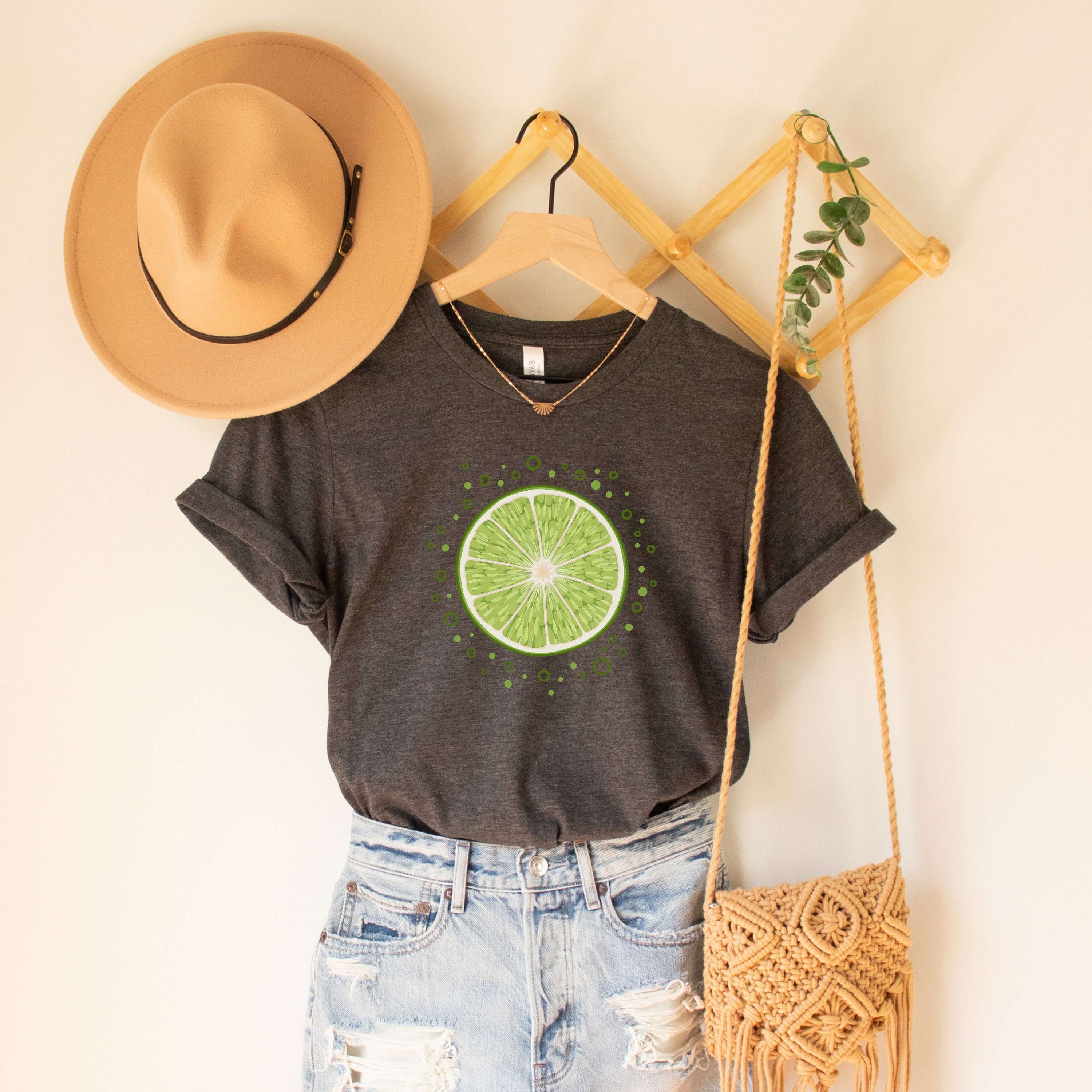 Lime Graphic T-shirt, Fruit T Shirt, Gift for Her - Etsy