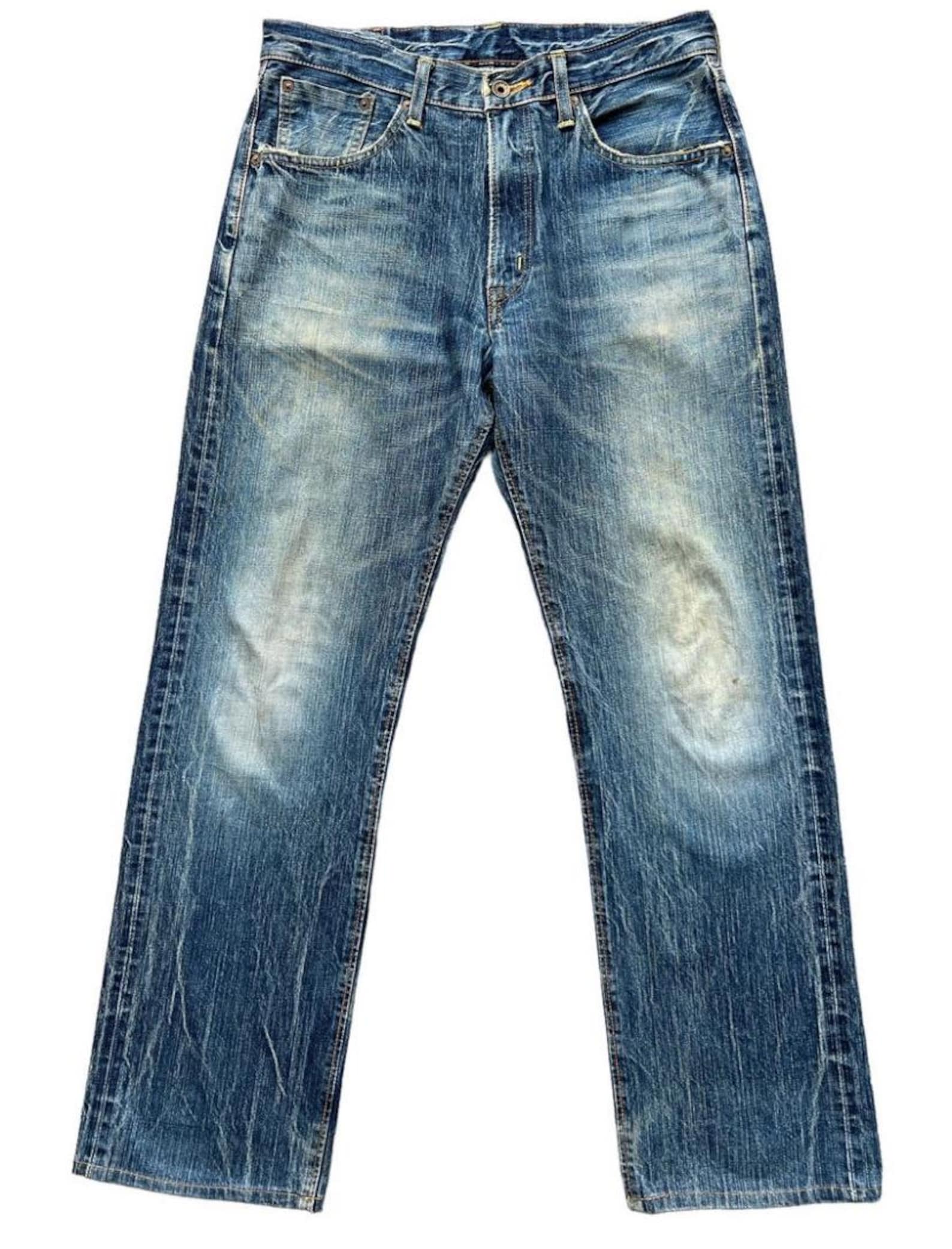 Vintage Edwin 505zx Japan Selvedge Denim Jeans Edwin Distressed ...