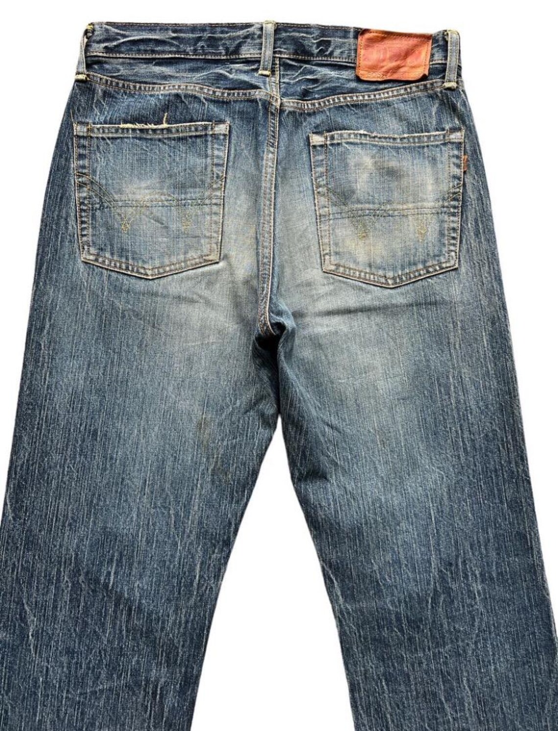 Vintage Edwin 505zx Japan Selvedge Denim Jeans Edwin Distressed ...