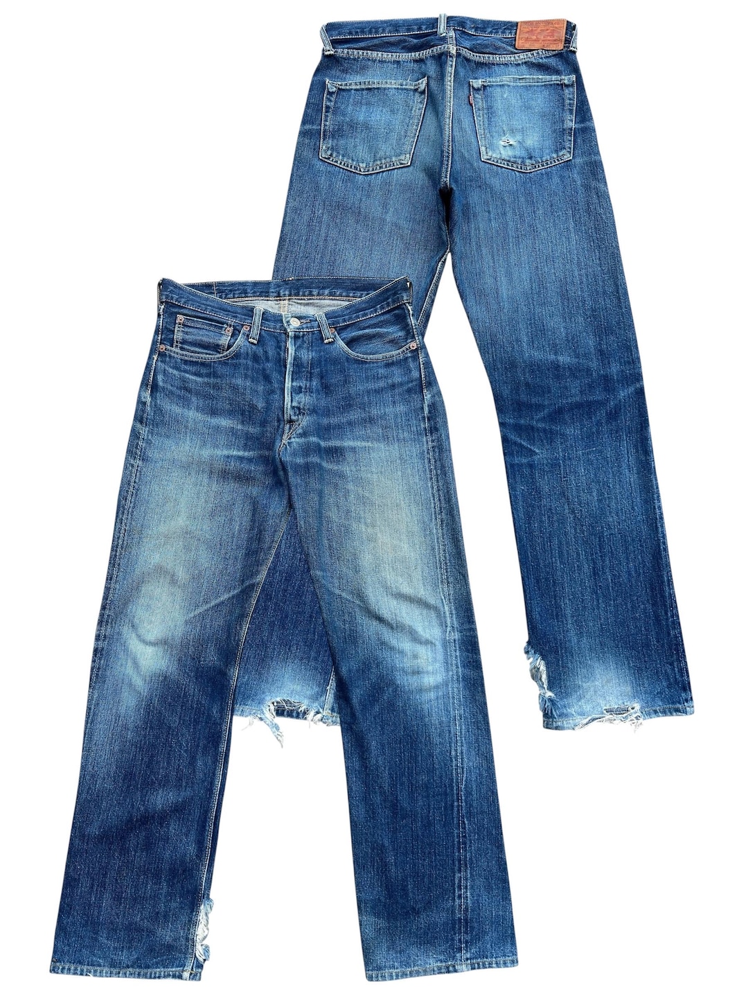 Vintage 90s Real Joe Mccoy & Co 906 Japan Selvedge Denim Jeans 32x31 ...