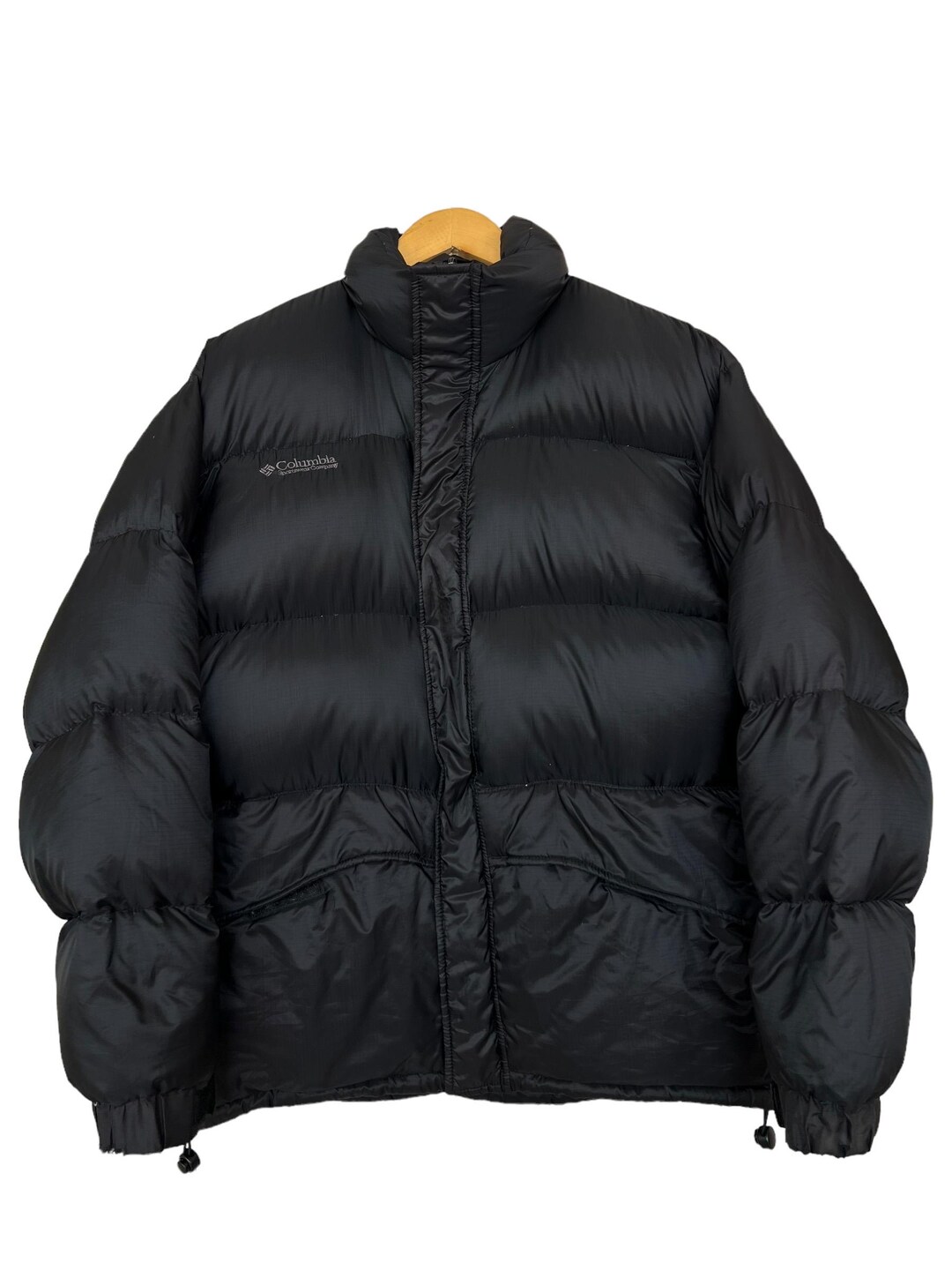 Vintage Columbia Puffer Jacket Columbia Small Logo Black Vintage Columbia Puffer Jacket Columbia Small Logo Black