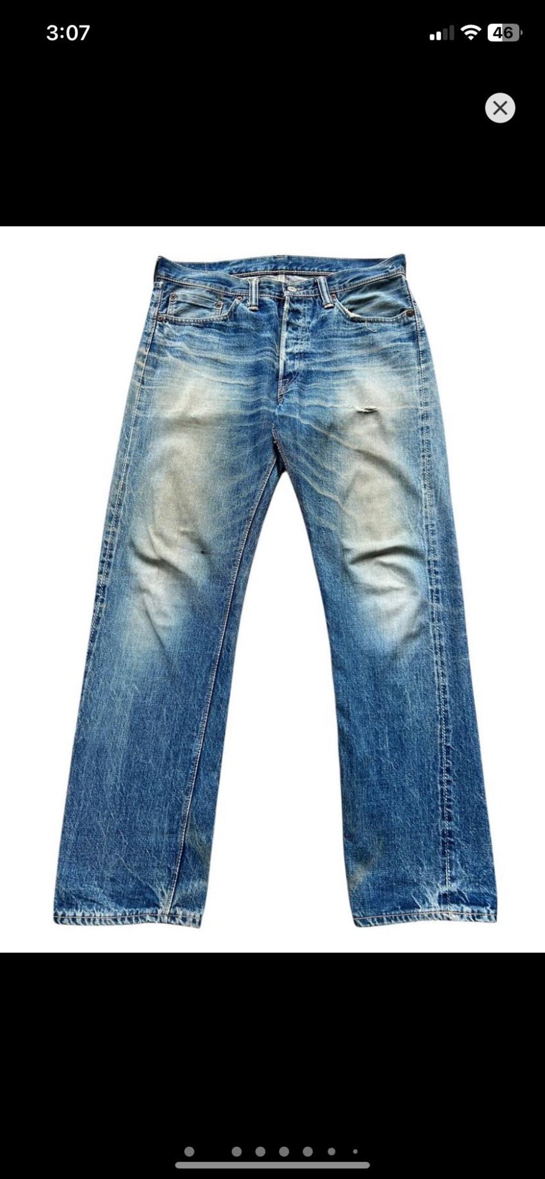 Vintage 90s Warehouse Dubble Works Selvedge Denim Jeans Warehouse ...