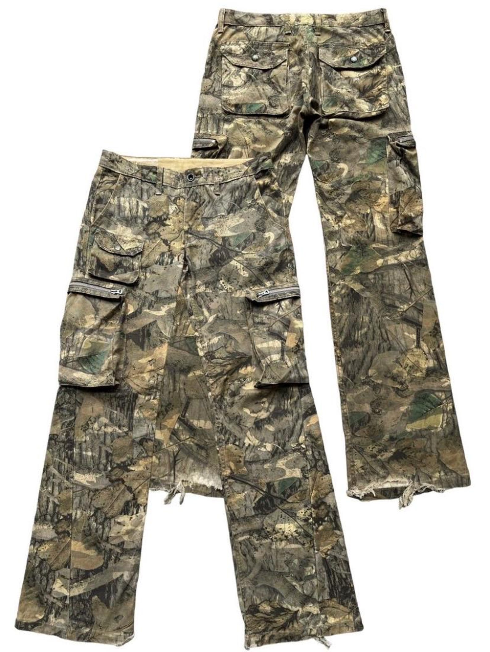 Vintage Real Tree Low Rise Cargo Flare Pants Vintage Real Tree Pants ...