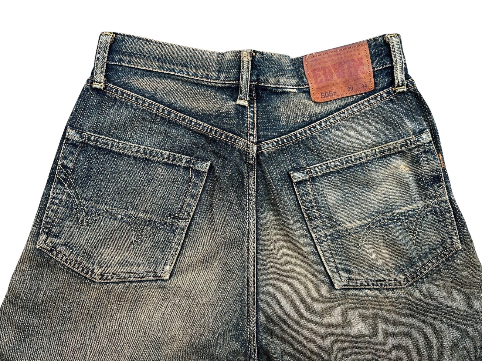 Vintage Edwin 505Z Japan Selvedge Denim Jeans Edwin Distressed Selvedge ...