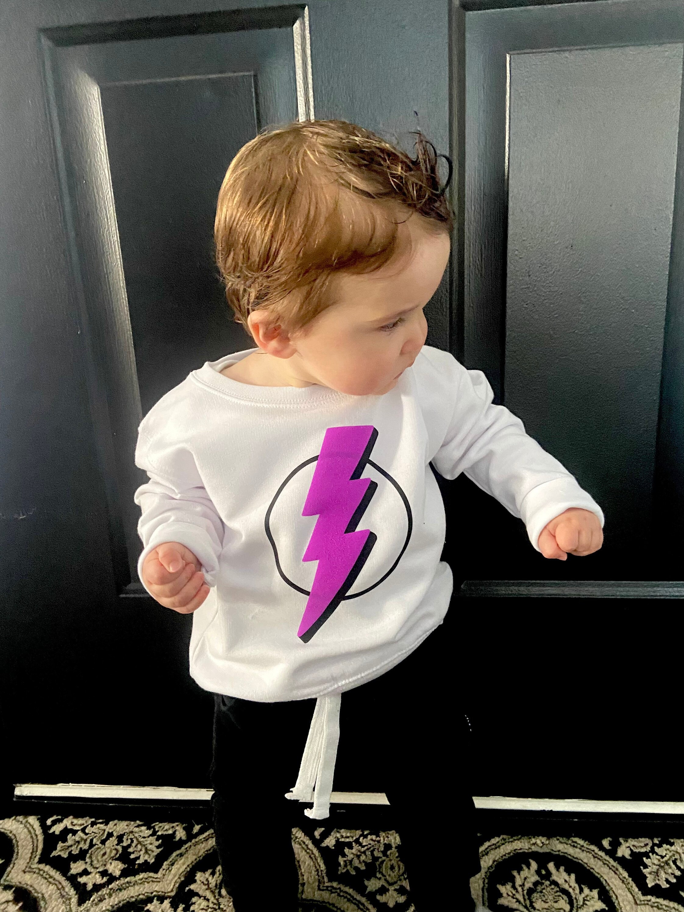 3D Puff Lightning Bolt - Etsy