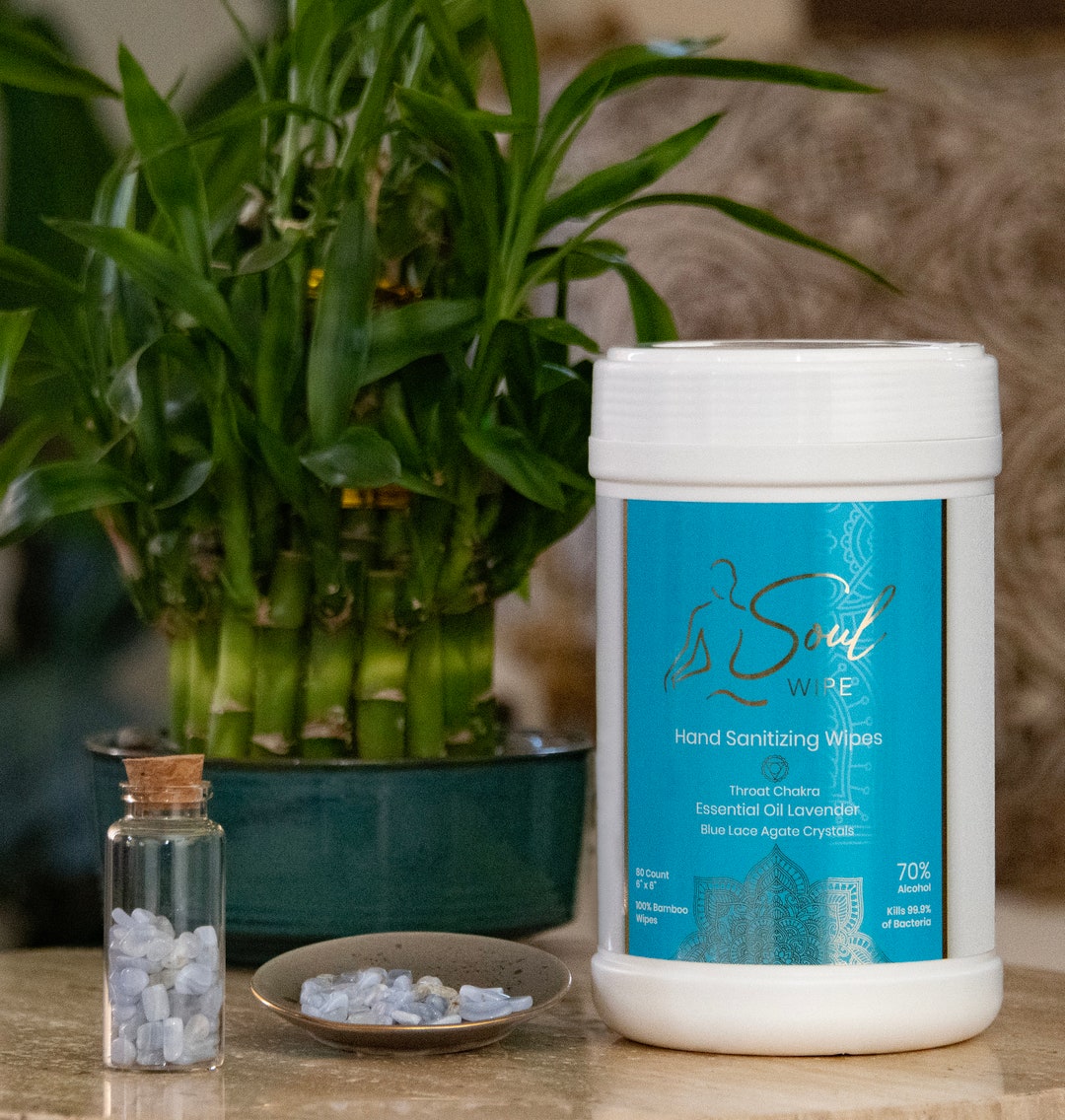 Natural Sanitizing Wipes Made With Pure Essential Lavender Oil Aligned ...