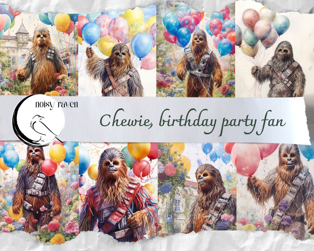 Chewbacca Birthday Party Garden Party Wedding Event - Etsy