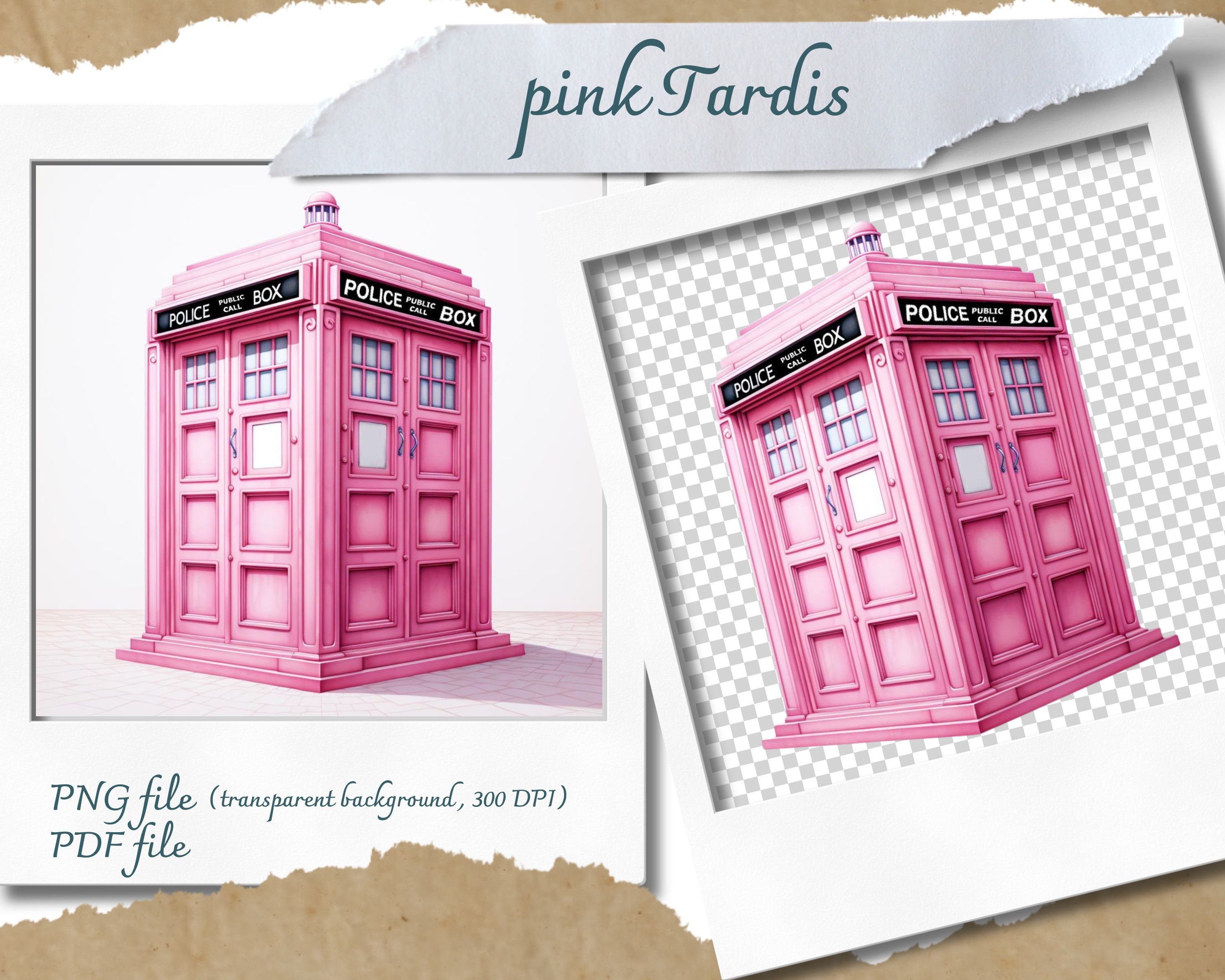 Tardis Transparent Drawing