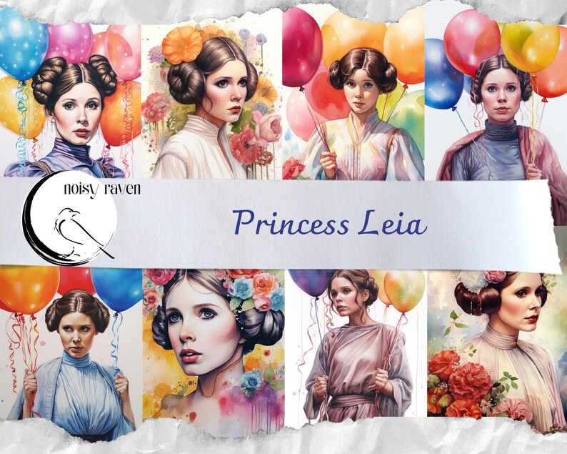 Princess Leia Romantic Art Galactic Celebration Illustration Star Wars ...