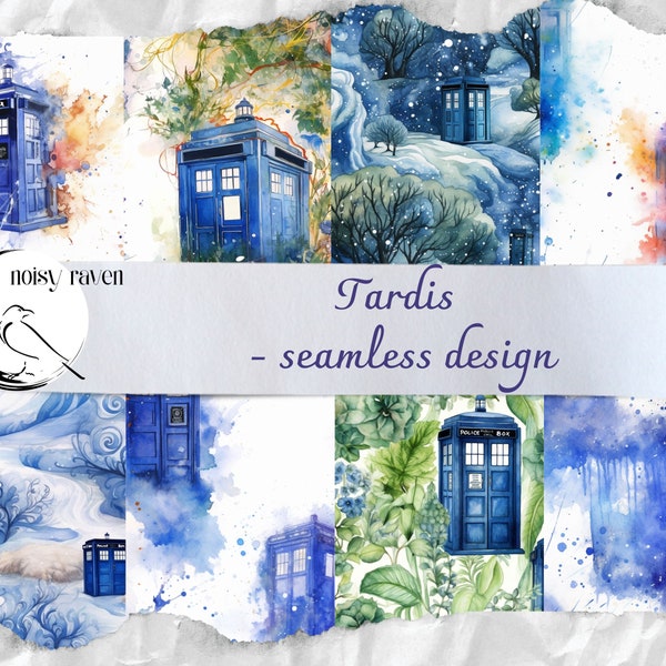 Tardis Fabric - Etsy