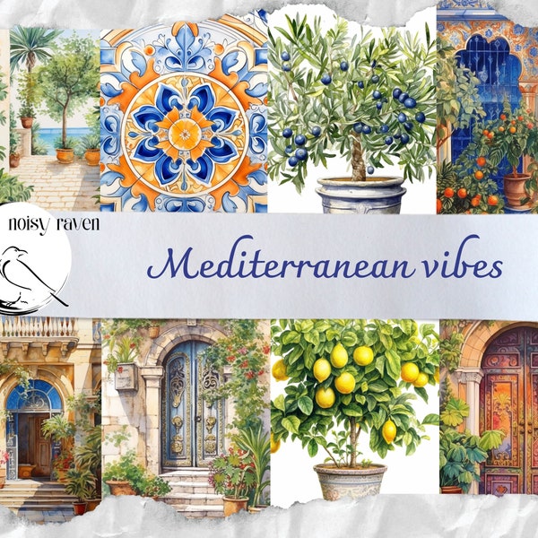 Mediterranean Art - Etsy