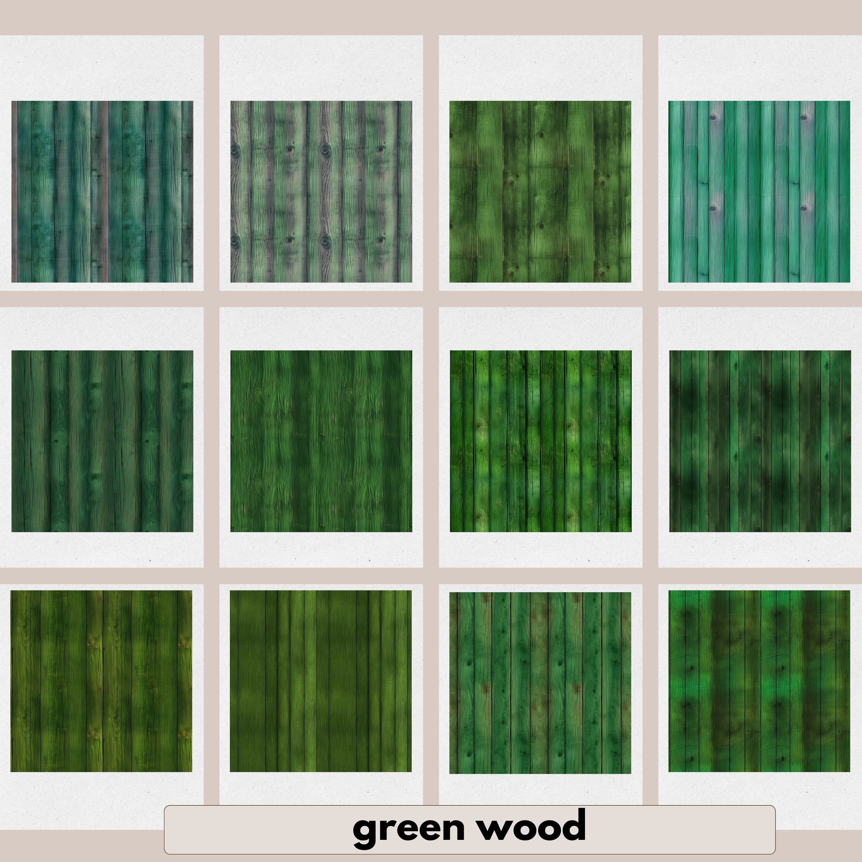 Green Wood Seamless Patterns Wood Photo Backdrop Nature-inspired ...