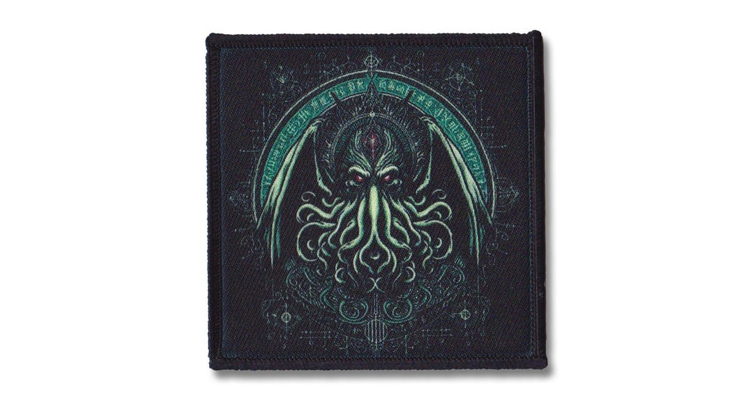 Cthulhu Gothic Horror Patch – Lovecraft's Dark Mythology - Etsy