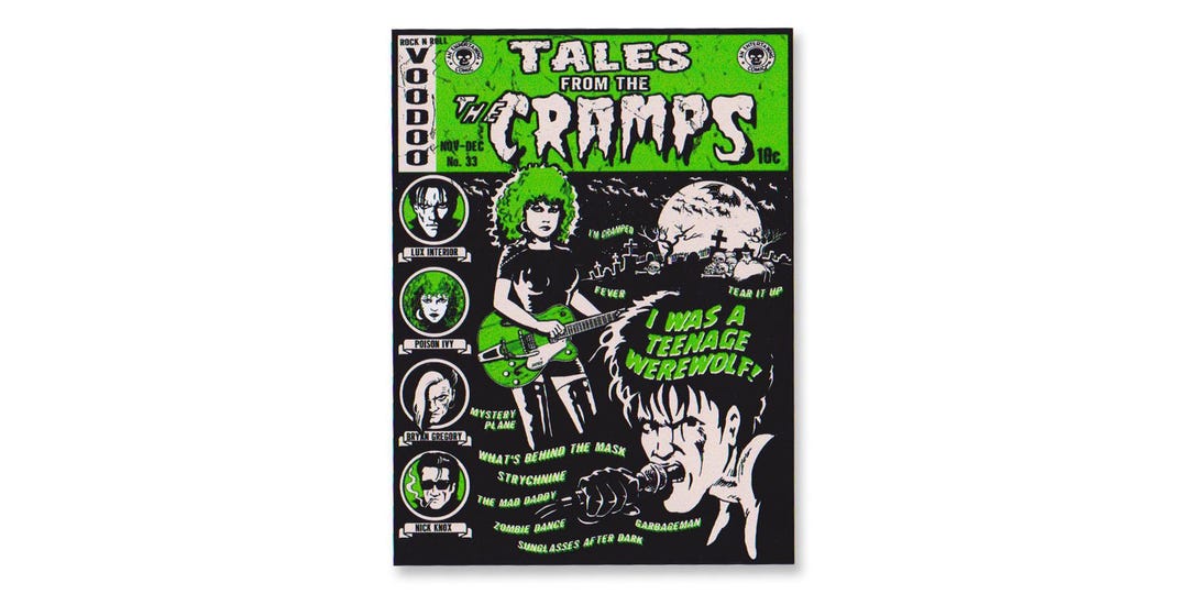 The Cramps Sticker Decal – “tales From the Cramps” Vince Ray ...