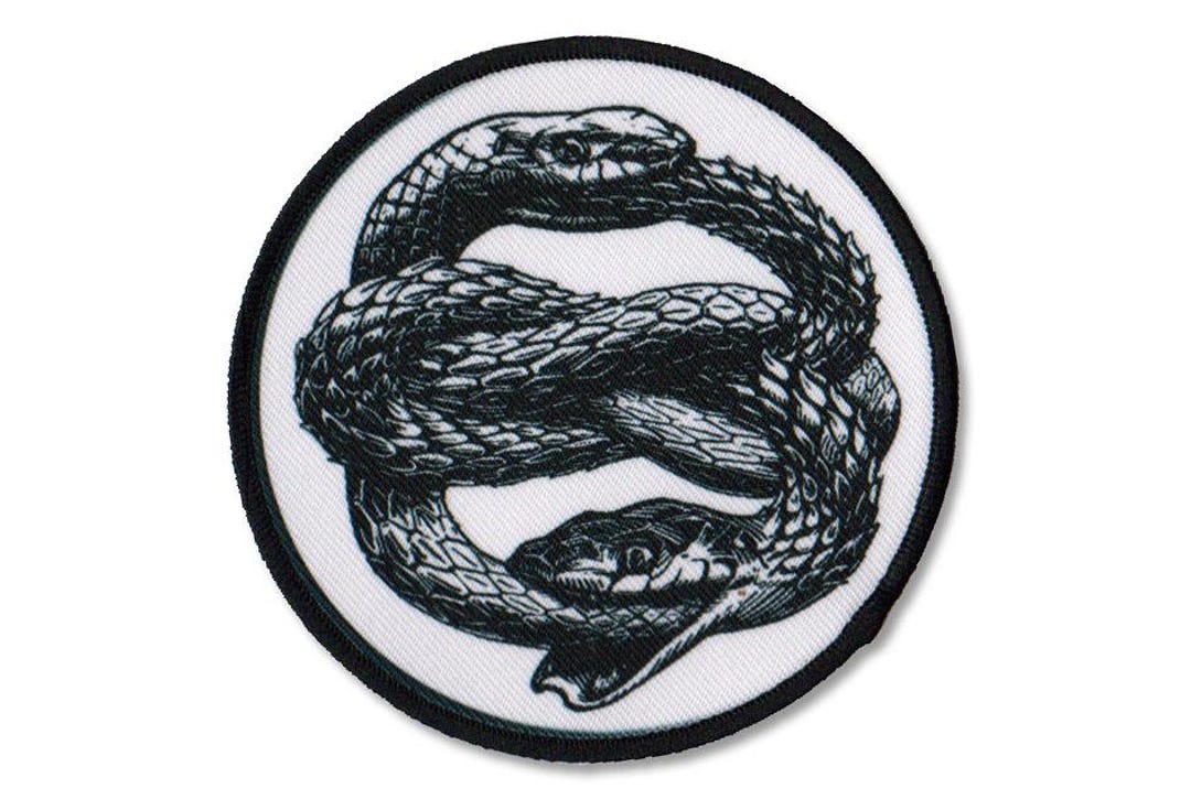 Snakes Patch | Gothic Serpent Occult Ouroboros Design - Etsy