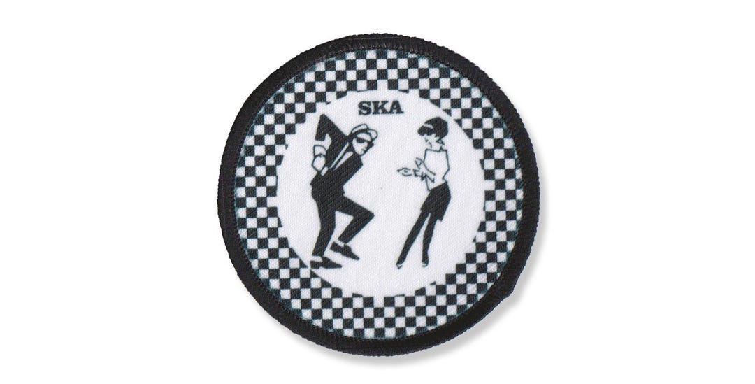 Ska Checkerboard Patch | Mod Ska Two Tone Dub Reggae - Etsy