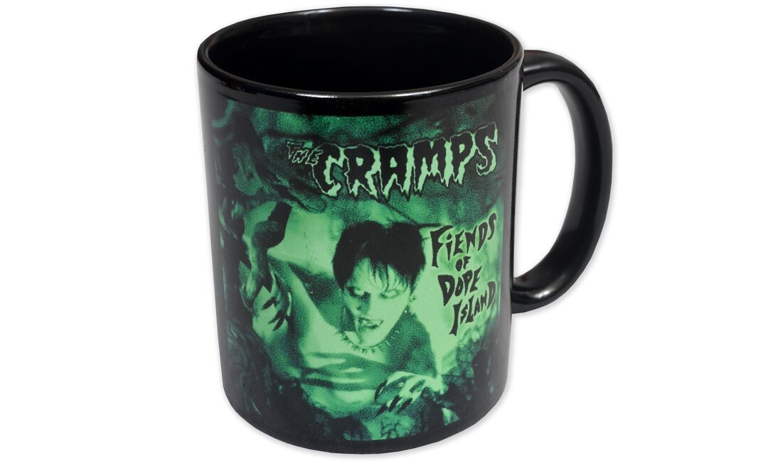 The Cramps Mug – Fiends of Dope Island Black Coffee Cup for Horror Punk ...