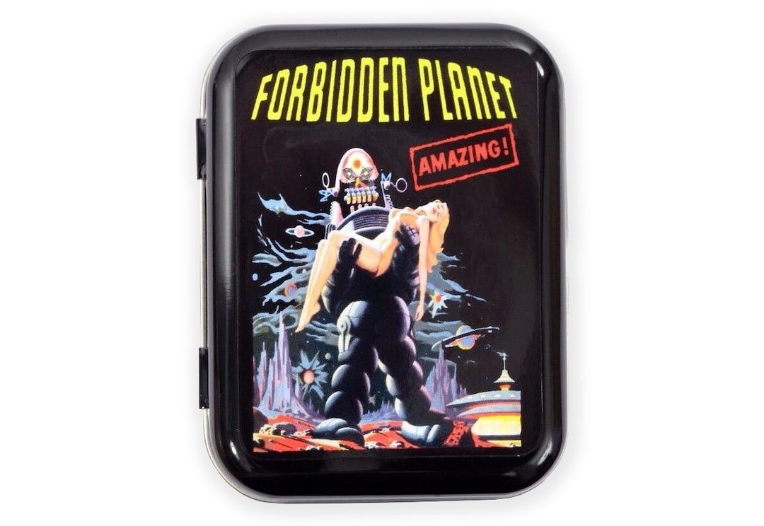 Forbidden Planet Tin | Retro B-movie Sci Fi Hinged Tin - Etsy