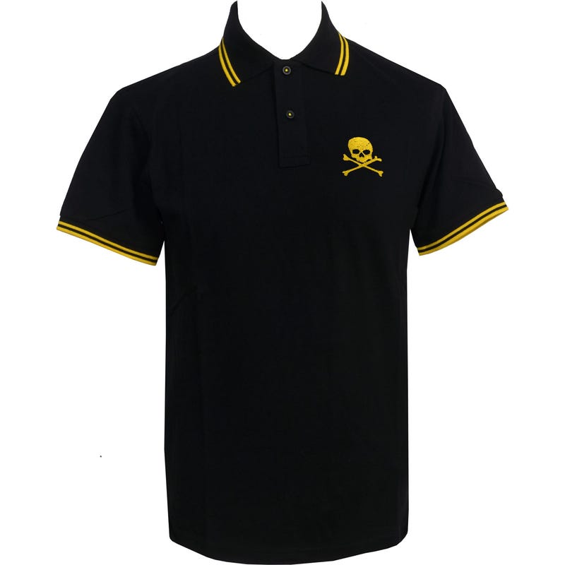 Men Black and Yellow Polo - Etsy