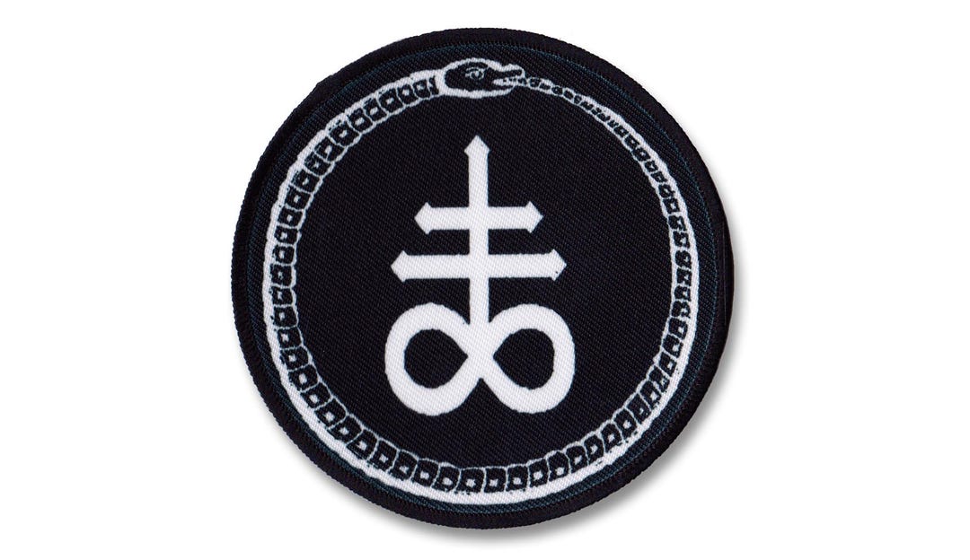 Leviathan Cross Snake Patch | Ouroboros Lucifer Satanic Occult - Etsy