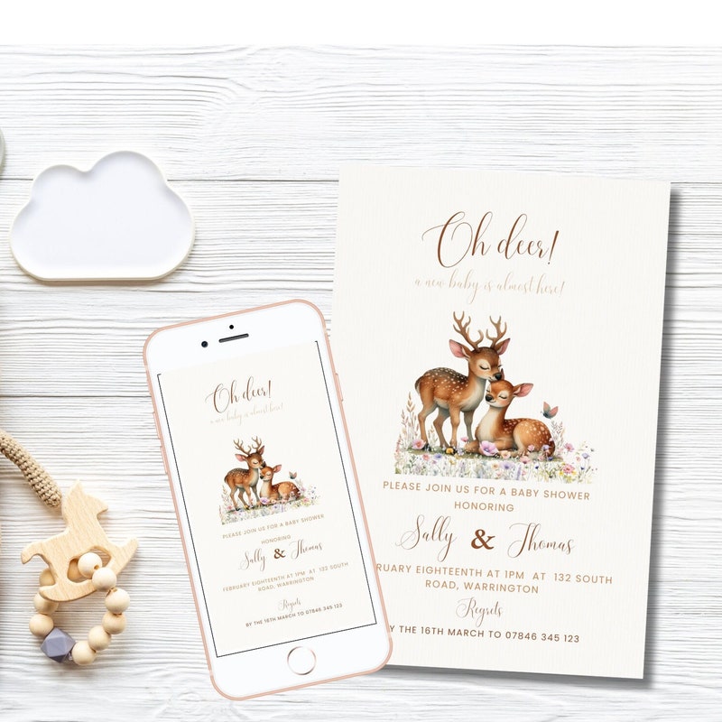 Deer Baby Shower - Etsy