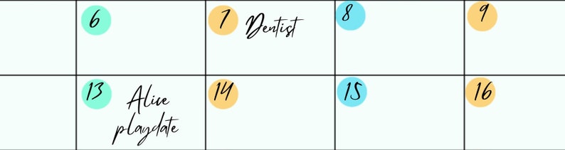 Summer Holiday Planner, School Holiday Planner, Family Calendar, 6 Week ...