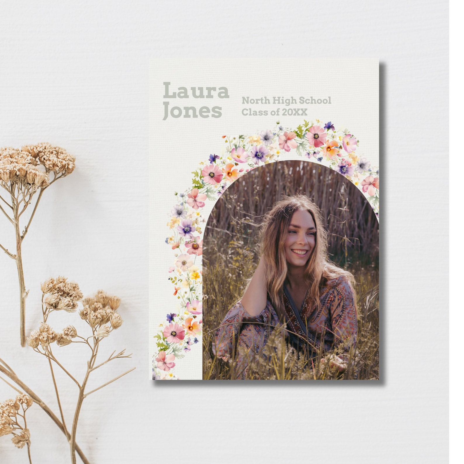 Sibling Graduation Invite, Photo Graduation Invitation, Custom Joint ...