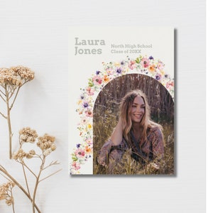 Graduation Invitation for Siblings Two Photos Joint Graduation Two ...