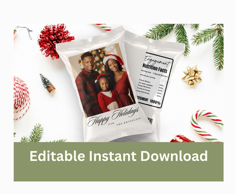 Custom Chip Bags, Personalized Chip Bag, Photo Chip Bag Digital ...