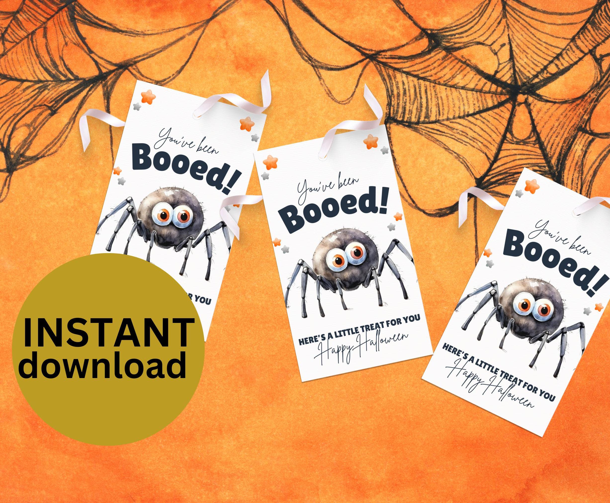 PRINTABLE Youve Been BOOED Cardcustom Boo Basket Kit Editable Halloween ...