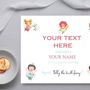 Tooth Fairy Certificate, Lost Tooth Certificate, First Tooth Lost ...