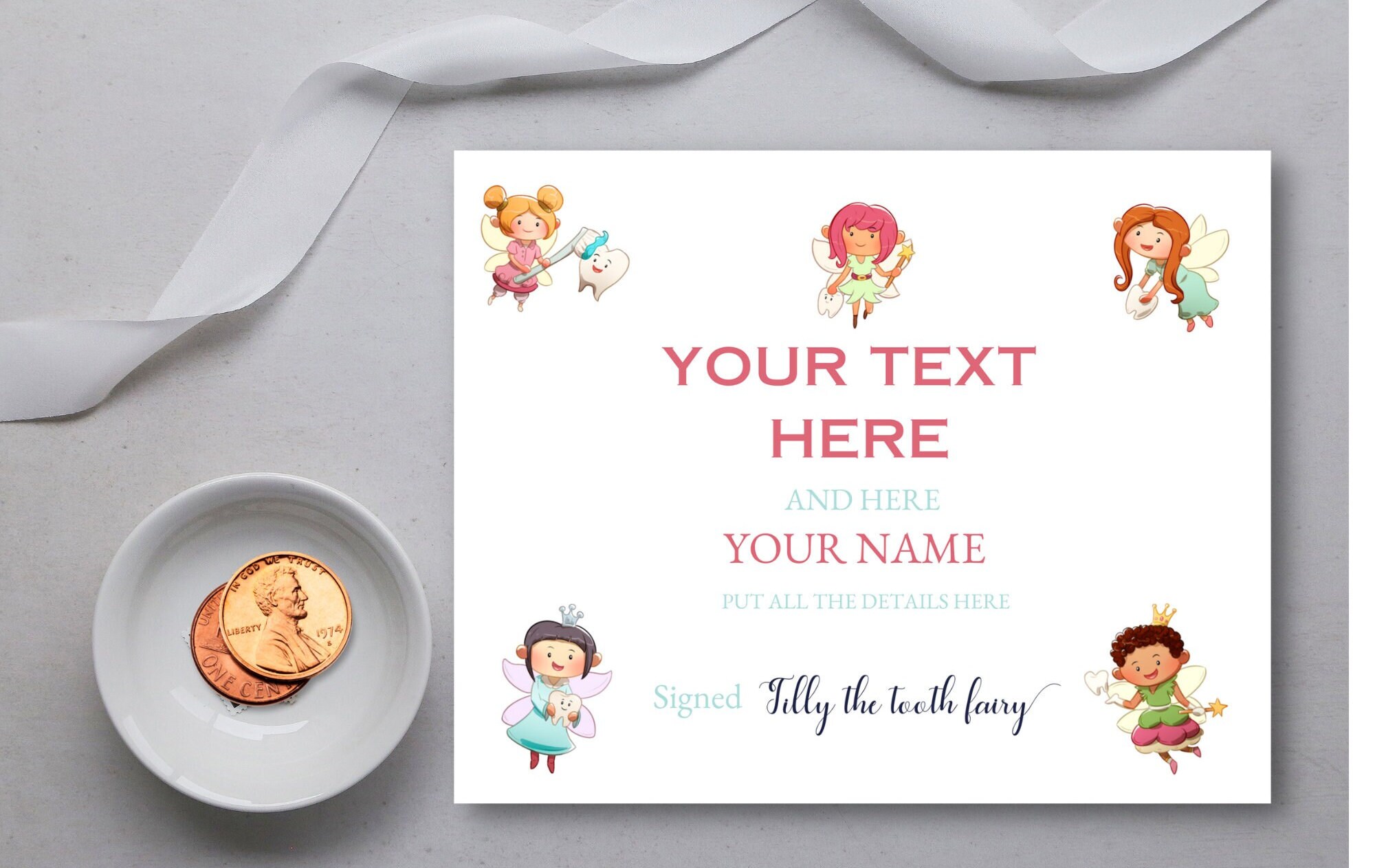 Tooth Fairy Certificate, Lost Tooth Certificate, First Tooth Lost ...